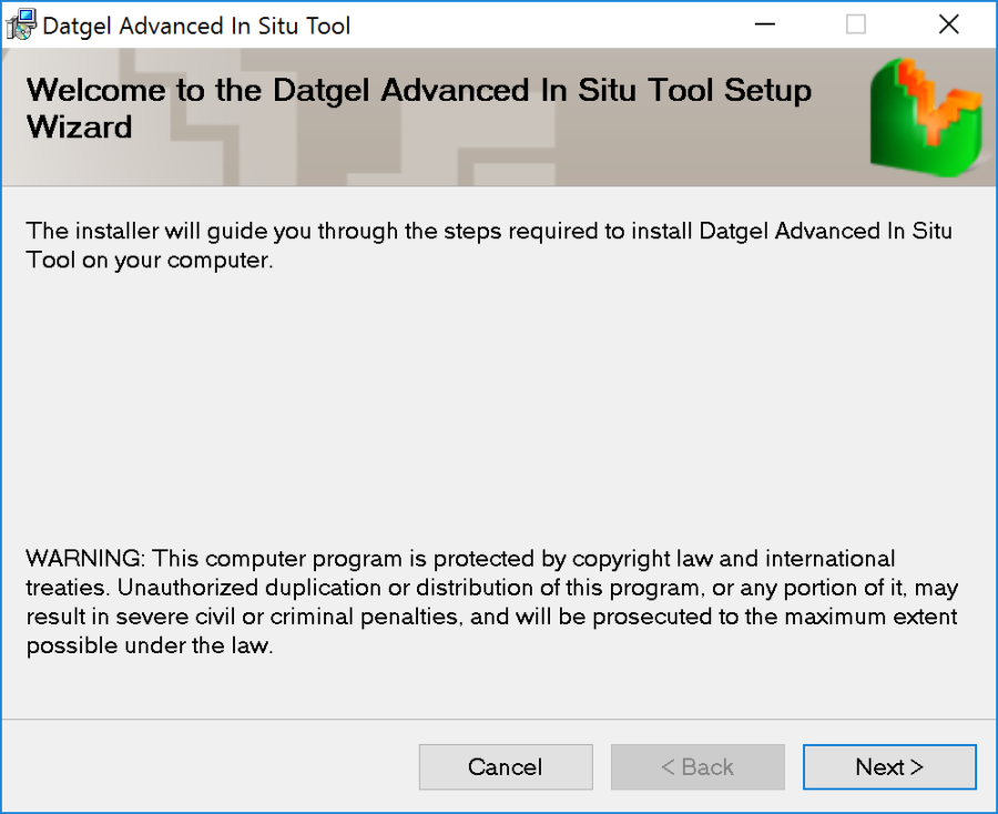 Installation and Licensing - Advanced In Situ Tool