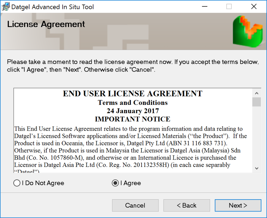 Installation and Licensing - Advanced In Situ Tool